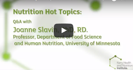 Nutrition Hot Topics: Expert Q&A with Joanne Slavin, PhD, RD (Video ...