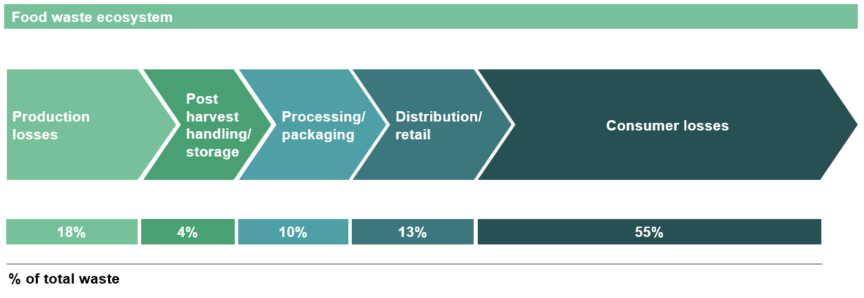 Reducing Food Waste - Sustainable Production, Responsible Consumption